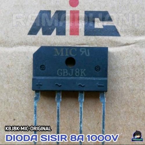 Jual Dioda Sisir 8 Ampere 1000V MIC ORIGINAL Dioda sisir 8A 1000V MIC ...