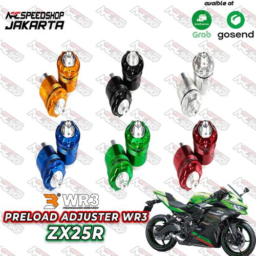 Jual Preload Adjuster WR3 Setelan Shock WR3 Kawasaki ZX25R ZX 25R ZX 25 ...