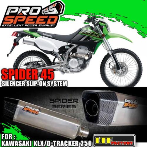 Jual KAWASAKI KLX D-TRACKER 250 PROSPEED SPIDER 45 Silencer Slip-On ...