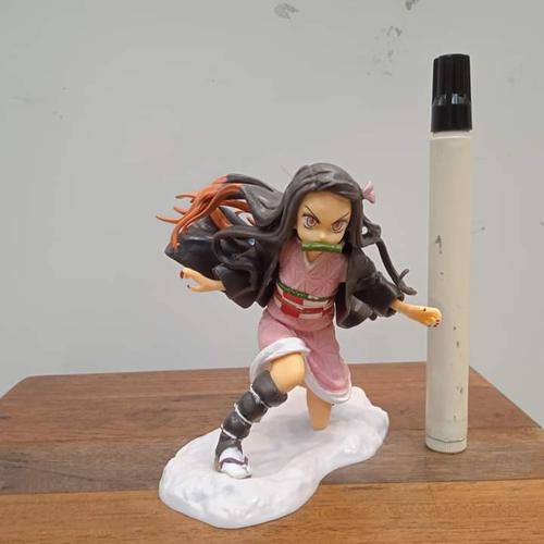 Jual mainan static figure nezuko kamado white base demon slayer - Kota ...