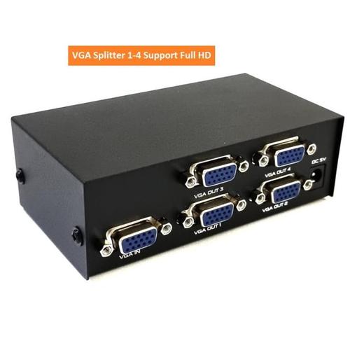Jual Top Vga Splitter 4 Port Support High Resolution - Kota Surabaya ...