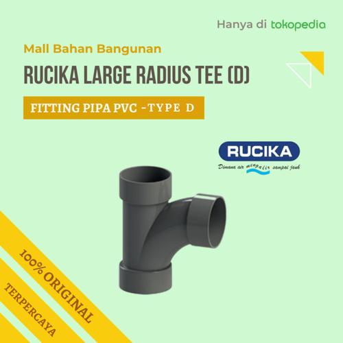 Jual Fitting sambungan pipa PVC large radius tee T Y way TY 90 branch D ...