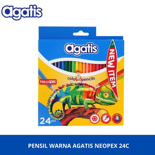 Jual Pensil warna / coloring pencil AGATIS NEOPEX 24 warna - Kota ...
