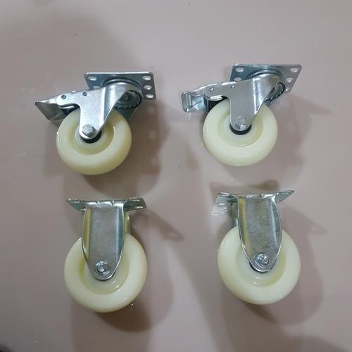 Jual Roda troley Nilon Medium 4 inch (2muter+rem 2mati) - Jakarta Barat ...