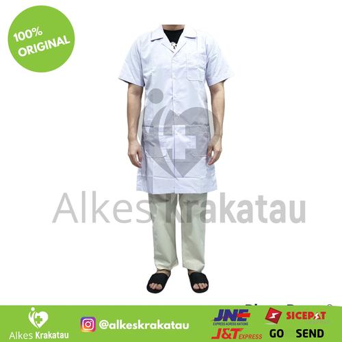 Jual Baju Lab Lengan Pendek / Jas Laboratorium / Baju Praktikum - S ...
