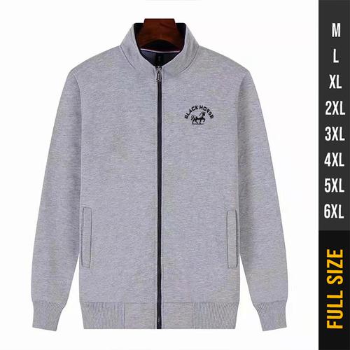 Jual Jaket Bomber Oversize Sweter Pria Big Size Sweater Kerah Pria BH ...