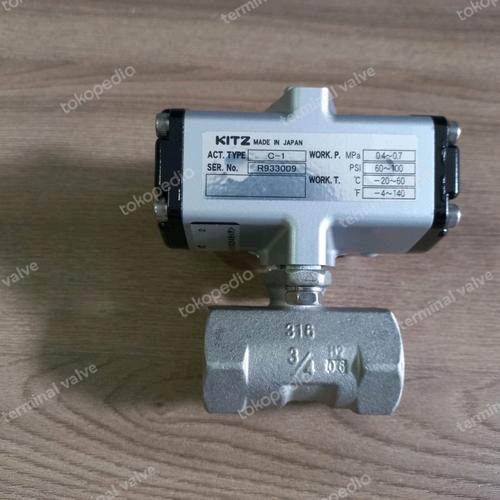 Jual ball valve actuator kitz 3/4"/actuator kitz c-ute 3/4"/actuator valve - Jakarta Barat ...