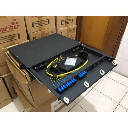 Jual OTB Rack 12 port SC Singlemode + Pigtail / ODF rack 12 port SC ...