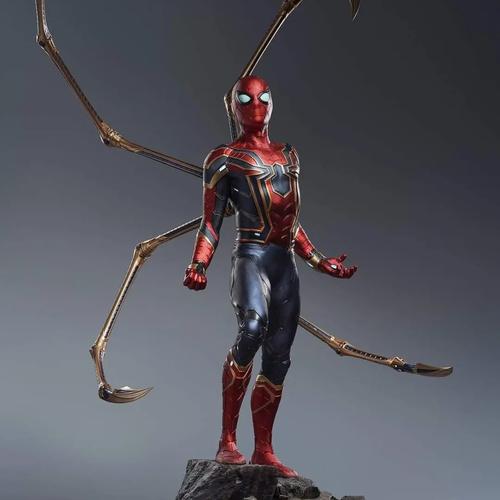 Jual Queen Studios Marvel Avengers Infinity Saga Iron Spider Man statue ...