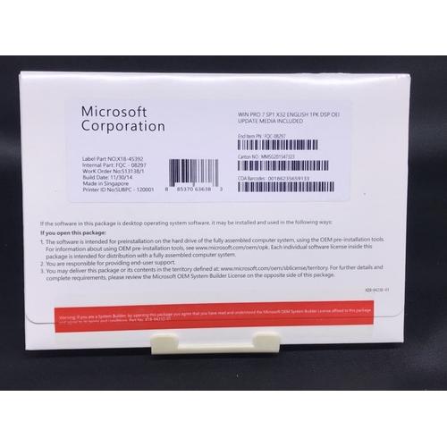 Jual Windows 7 64 / 32 Bit OEM Original Lifetime Bergaransi - 32 Bit ...