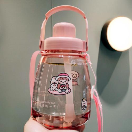 Jual Botol Minum Polos 1L FREE Sticker Lucu Tempat Air Minum Anak BPA ...