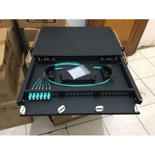 Jual OTB Rack 12 port LC multimode OM3 + Pigtail / ODF rack 12 port LC ...