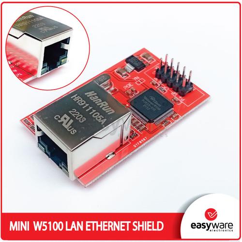 Jual Mini W5100 LAN Ethernet Shield Network Board Module For Arduino - Kota Bandung - EasyWare ...