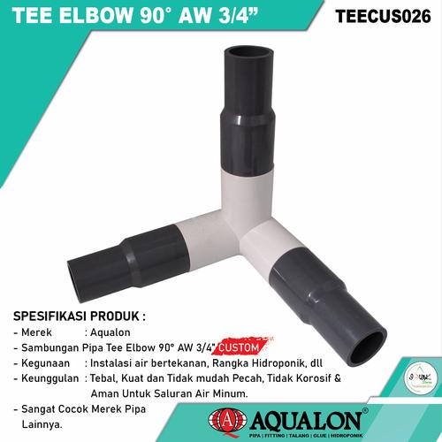 Jual sambungan pipa TEE ELBOW 90° 3/4" (3 WAY KNEE) -(CUSTOM) - Kab ...