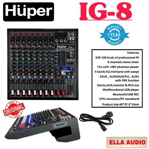 Jual Huper IG8 Mixer Audio 8-Channelmixing console - Jakarta Pusat ...