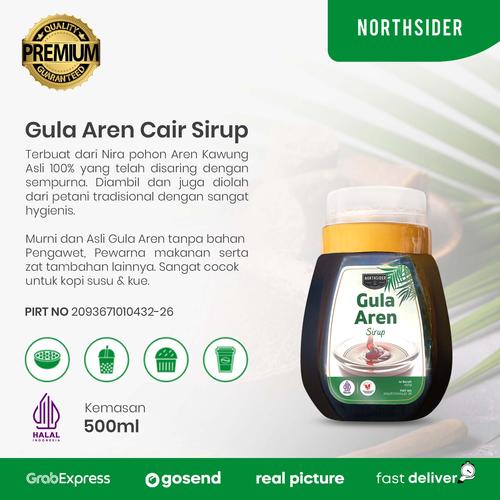 Jual Gula aren cair 500g premium asli untuk kopi susu - kue - boba ...