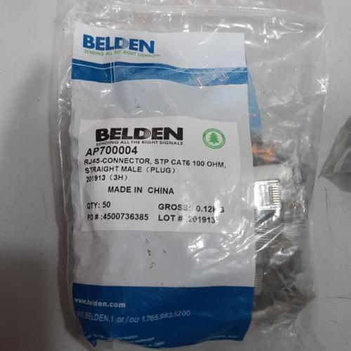 Jual Top Pin Rj 45 Besi Connector Stp Cat 6 Cat 6A Belden 100 Ohm ...
