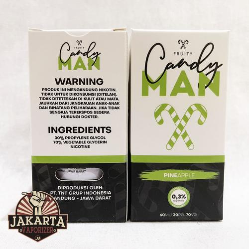 Jual CANDY MAN PINEAPPLE CANDY 60ML 3MG CANDYMAN LIQUID VAPOR FVS X TNT ...
