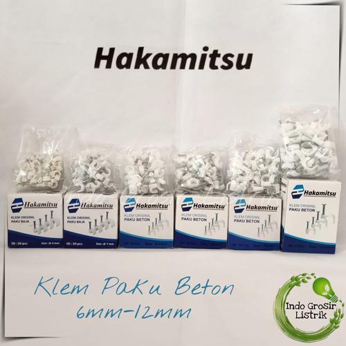 Jual Klem Kabel Paku Beton No 6-17mm Hakamitsu Clamp Beton Orisinil 6 ...