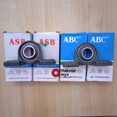 Jual pillow block bearing klaker duduk UCP 205-16 as 25,4 mm merk ASB , ABC - Ucp 205-16 ABC ...