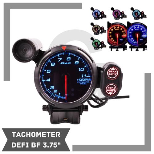 Jual 3.75inc Tachometer RPM Defi BF 7warna + Shift Light Gauge Mobil ...