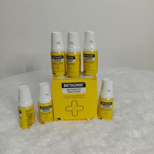 Jual BETADINE ANTISEPTIC SOLUTION CAIR KEMASAN BOTOL@5 ML - Kota ...