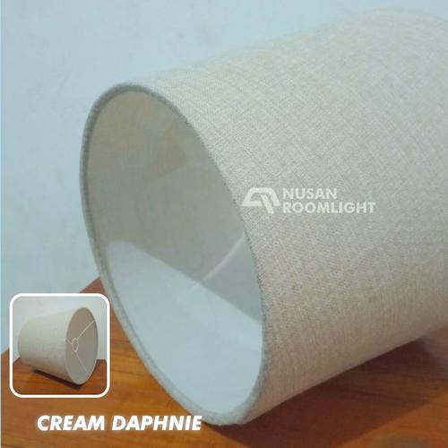 Jual Kap Lampu meja Table Lampshade Tidur Meja Hias Kamar NRL08 UK D 25Cm - Cream Daphnie ...