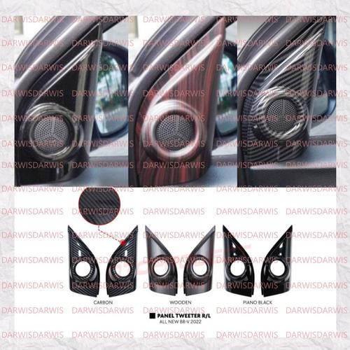 Jual Panel Tweeter R/L Kanan Kiri Honda Brv 2022 up Hitam Wood Carbon ...