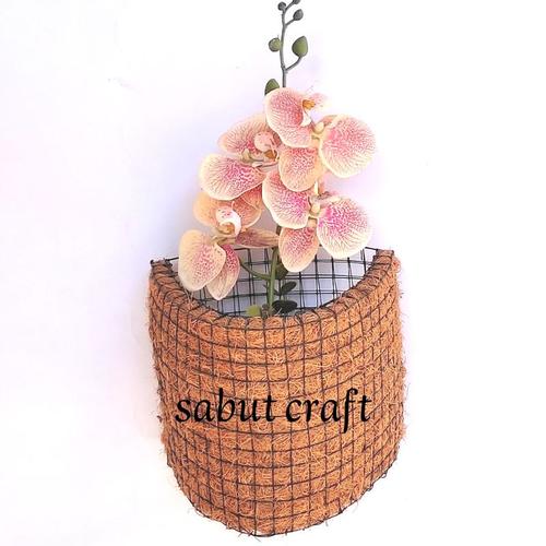 Jual Pot Anggrek Bulan Model Setengah Lingkaran Besar Tempel Dinding ...