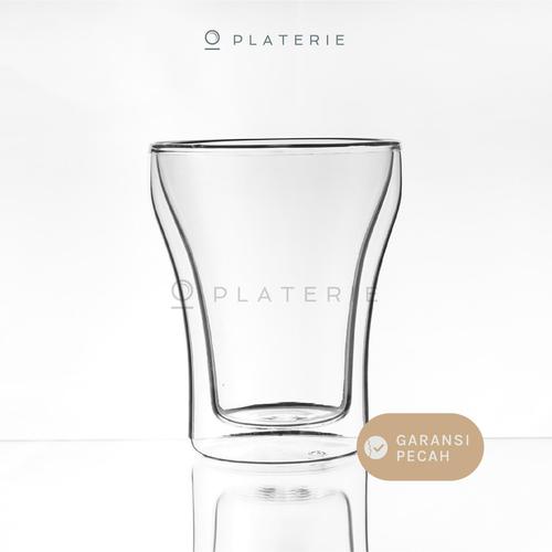 Promo GELAS KACA DOUBLE WALL GLASS 65 - 360ML NO HANDLE (+BONUS BOX ...