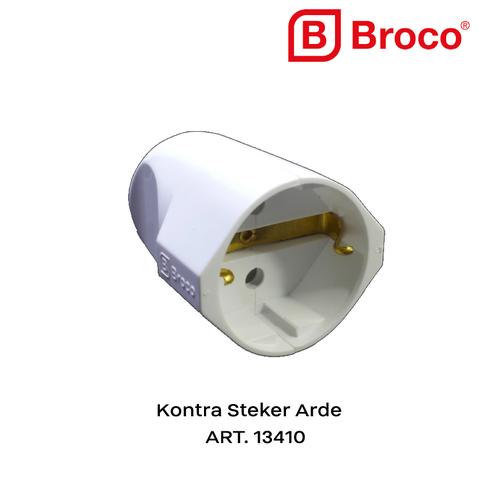 Jual Kontra steker Arde Colokan Contra Female Plug BROCO White Putih ...