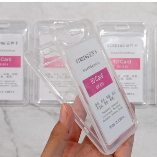 Jual casing id card box holder bening/casing box tutup/casing id card ...