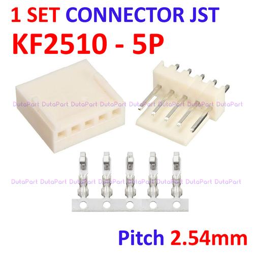 Jual 1 SET Connector JST KF2510 - 5P - Male Female Pin Kaki Lurus 2.54mm - Kota Tebing Tinggi ...
