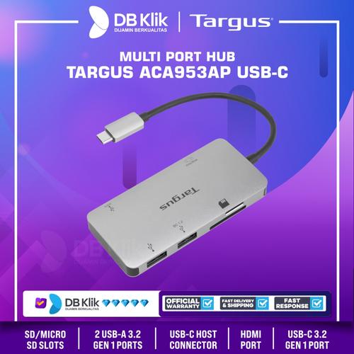 Promo Multi Port Hub Targus ACA953AP USB-C to HDMI USB A USB C Card ...