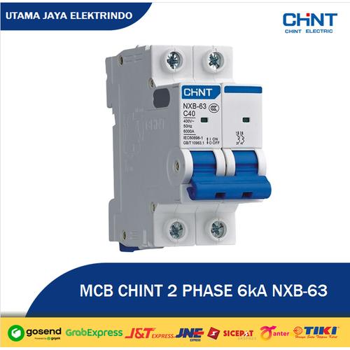 Jual MCB Chint 2 Phase 20 Ampere 6kA NXB-63 - ORIGINAL - MURAH - Jakarta Barat - UTAMA JAYA ...
