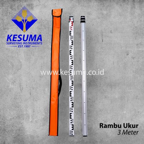Jual Rambu Ukur / Bak Ukur / Leveling Staff 3 Meter - Jakarta Selatan ...