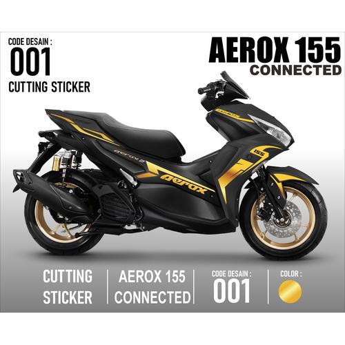 Jual Cutting Sticker Yamaha Aerox 155 Connected New 2021 Stiker AEROX ...
