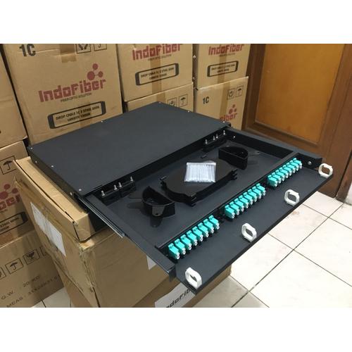 Jual OTB Rack 48 port LC multimode OM3/ ODF rack 48 port LC OM3 ...