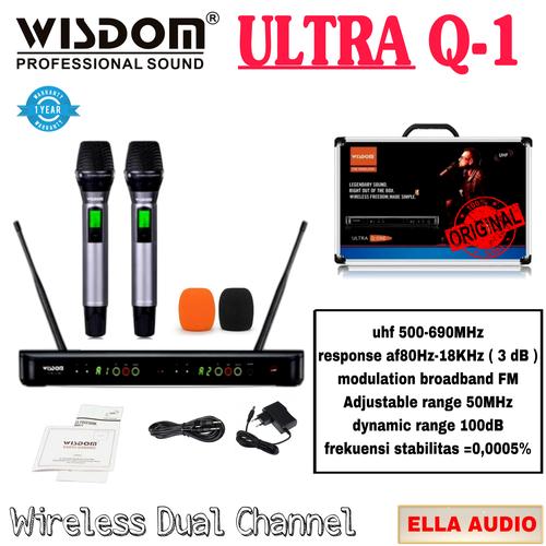 Jual Wisdom Ultra Q1 Wireless Microphone Original .. - Jakarta Pusat ...