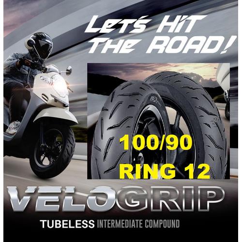Jual FDR VELOGRIP 100/90 ring 12 Ban RACING SEMI SOFT NEW SCOOPY GENIO ...