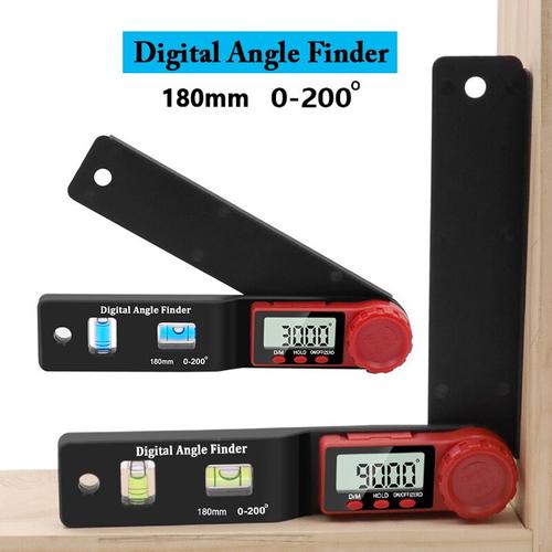 Jual Angle Finder Sprit Level Penggaris Digital Waterpass Mistar Sudut ...
