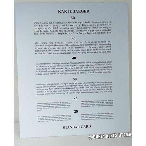 Jual KARTU JAEGER (Reading chart untuk test baca dekat) - Kota ...