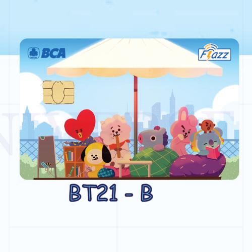 Jual KARTU FLAZZ GEN 2 ETOLL KARTUN LUCU BT21 KARAKTER LINE BTS EMONEY ...