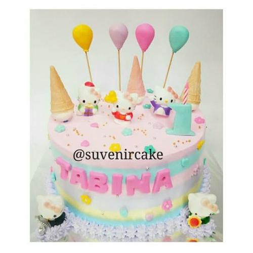 Jual Kue Ulang Tahun Hello kitty/kue ultah hello kitty/Hello Kitty ...