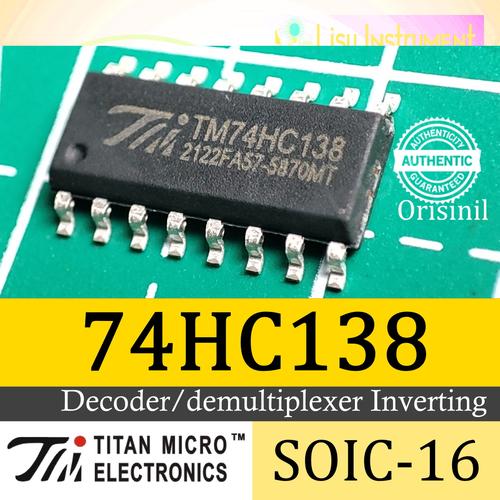 Jual 74HC138D 3-to-8 line Decoder Demultiplexer Inverting - Nexperia - Kota Depok - Lisu ...