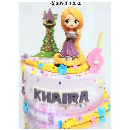 Jual Cake Rapunzel/kue ulang tahun rapunzel/kue ultah rapunzel/Rapunzel ...