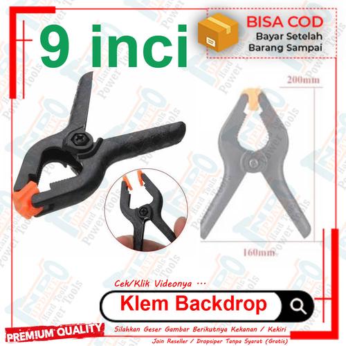 Jual Klem Fotografi Clamp Backdround Foto Backdrop Studio Jepitan Kain ...