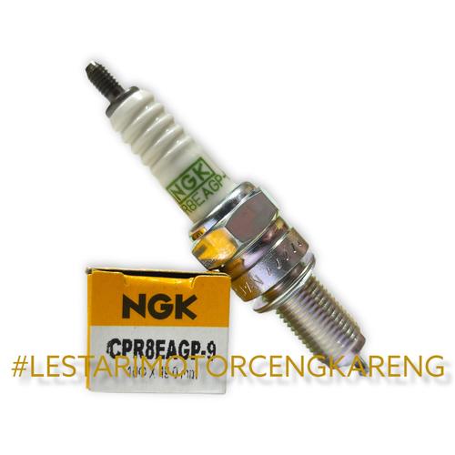 Jual BUSI RACING NGK G-POWER PLATINUM CPR8EAGP-9 SATRIA FU SCOOPY VERZA ...