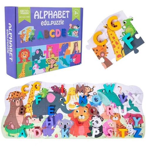 Jual [HM86] EDU PUZZLE ALPHABET DAN NUMERIK / puzzle 2in1 angka dan ...