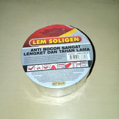 Jual Lem Seng SOLIGEN 5cm x 3m Lakban Anti Bocor Tambal Atap Talang Genteng - Kota Makassar ...